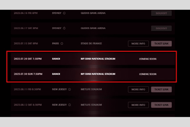 Cách săn giá vé Born Blackpink online tại Hà Nội 2023 cực đơn giản ...